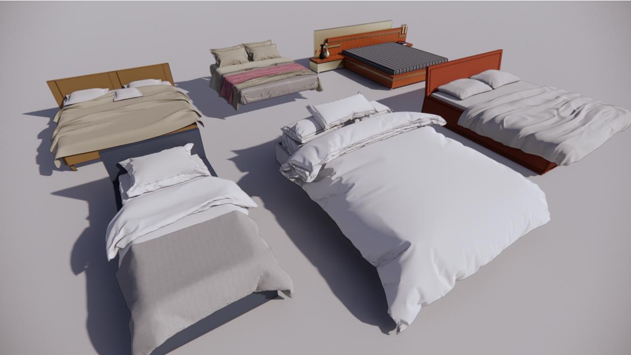 Camas HD Pack 01 - Render 7 School